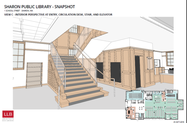 Library Renderings - Sharon Public Library Foundation